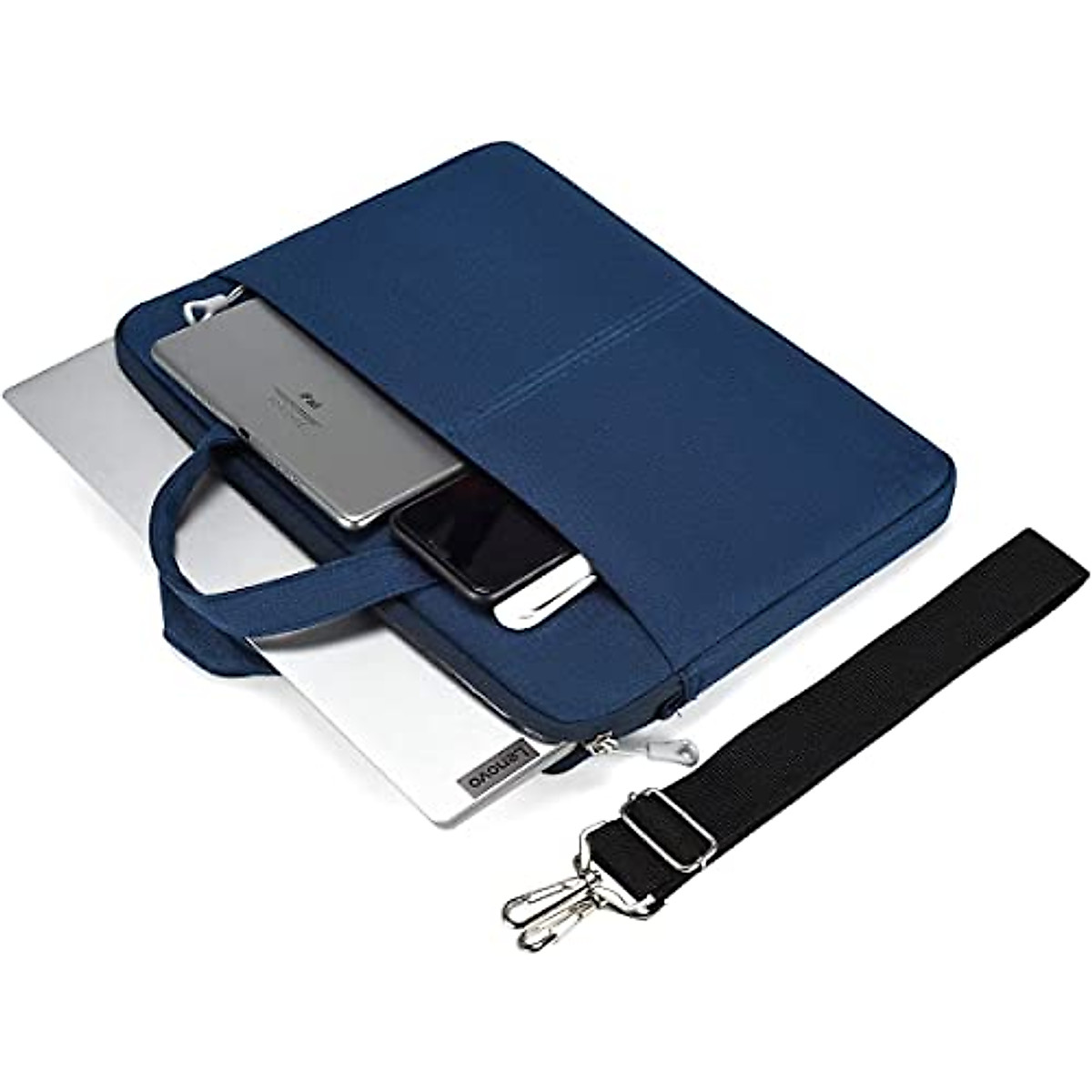 14-15 Inch Laptop Shoulder Bag for Acer Chromebook 14/HP Chromebook 14/Lenovo Chromebook 14, Asus Vivobook 14/Asus Zenbook 14, HP Chromebook x360 14, Lenovo Dell ASUS Acer HP 14 Laptop Case, Navy Blue