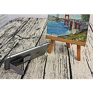 Universal Phone Grip Stand, Tainada Smartphone Finger Grip Foldable & Stick On Adhesive Kickstand for iPhone 11 Pro Max, XR, Samsung Note 10+, S10+, Moto Z4, LG G8 + One Cord Wrap (Silver)