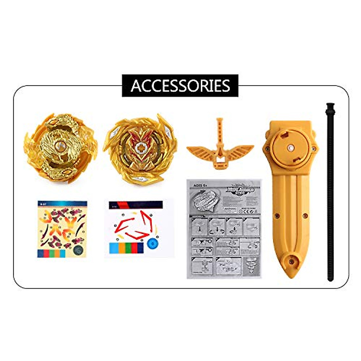 Burst Evolution Starter Battling Top Toys Creative Gift Set with 4D Launcher Stater