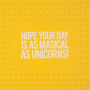 Hallmark Age 7 Birthday Card - Lego Mini Fig Design