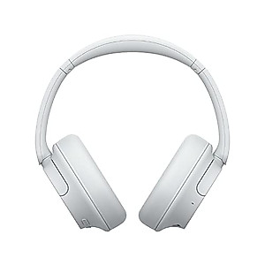 Sony WH-CH720NW Noise Canceling Wireless Bluetooth Headphones - Built-in Microphone - up to 35 Hours Battery Life and Quick Charge - Matte White
