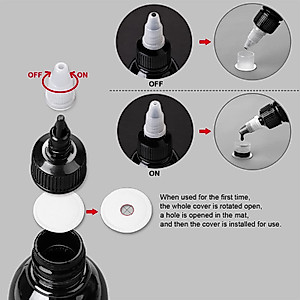 HAWINK Black Tattoo Ink 8oz (240ml) Vegan-Friendly USA Standard Pigment Tattoo Supplies Pure Black TI203-240-001