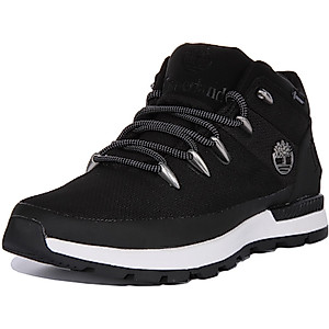 Timberland Men's Sprint Trekker Waterproof mid Boots, Black, 10.5 US