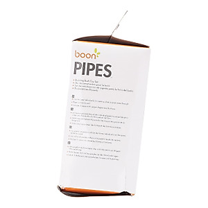 Boon PIPES Interactive Baby and Toddler Bath Tub Toys — Classic Colors — Colorful and Sensory Friendly Learning Baby Bathtub Toys— 12 Months and Up — 5 Count