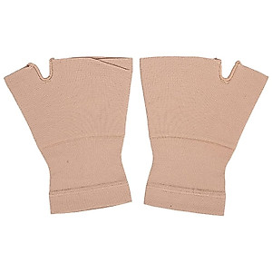 Wrist Brace Compression Recovery Support Brace Wrist Thumb Fingerless Wrist Gloves Sleeves for Carpal Tunnel Arthritis Tendonitis Repetitive Strain Sports Injuries Unisex 1 Pair