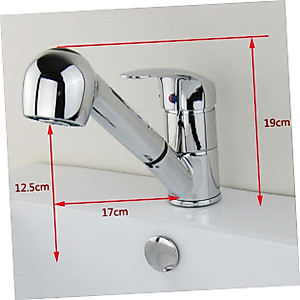 Angoily Water Faucet Sink Water Tap Out Spray Tap Bathtub Faucets Water Dispenser Faucet Bathroom Faucets Single Faucet Sprayer Faucets for Bath Sinks Bar Kitchen Faucet Pull-Out