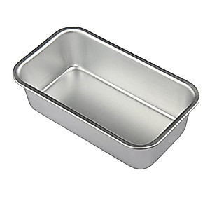 UPKOCH 4pcs Mini Oven Stainless Steel Bakeware Mini Cake Molds Bread Toast Mould Loaf Pan for Meatloaf Baking Bread Kitchen Supplies Household Baking Plate Small Bread Brownie Tray Muffin