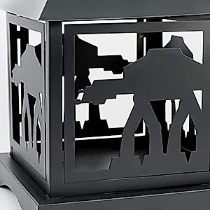 Seven20 SW10712 Star Wars AT-AT Stamped Lantern, Black,12 Inches Tall