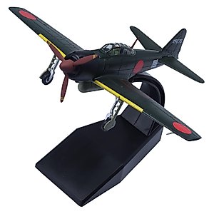 Udnorbay Japanese A6M Zero Fighter Attack Plane Model 1:72 Diecast Military Airplane Models Green