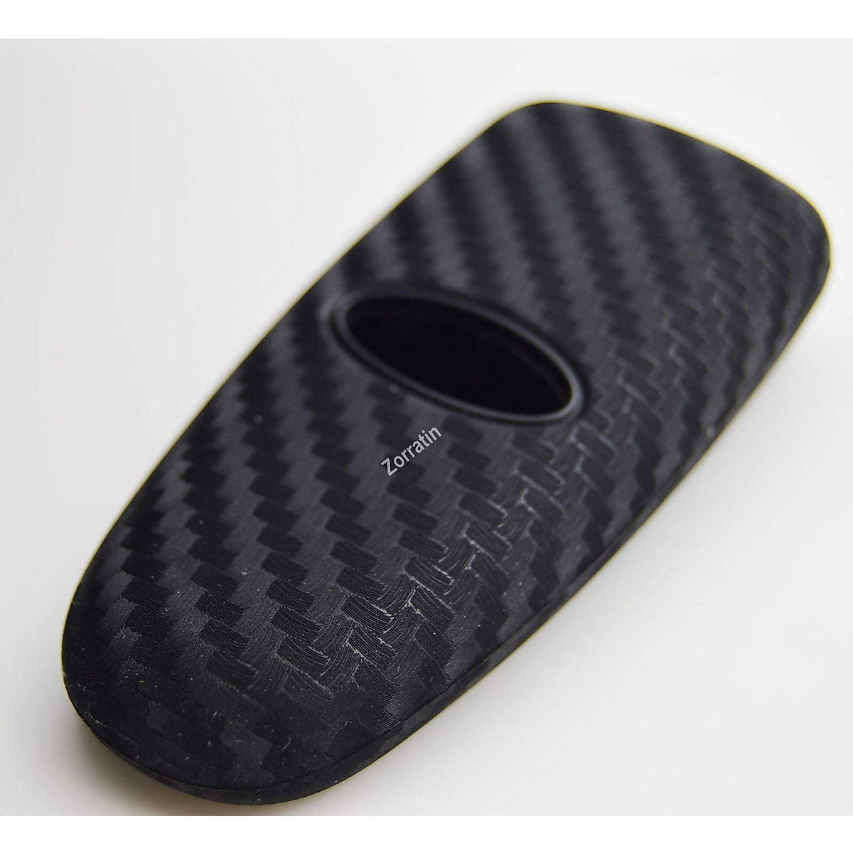 Carbon Silicone Key Fob Cover Case Protector with Keychain for Ford C-Max Focus Edge Escape Explorer Expedition Taurus & Lincoln MKT MKX MKS Navigator