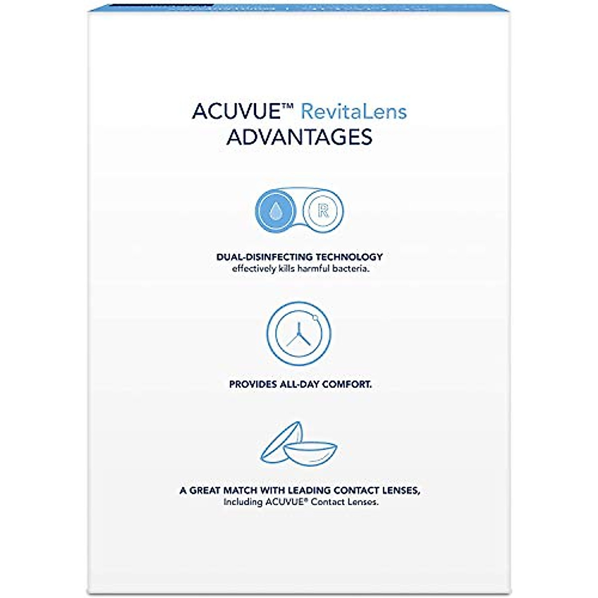 ACUVUE RevitaLens Multi-Purpose Disinfecting Solution 10 oz (Pack of 2)