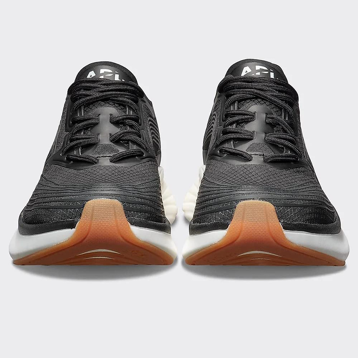 APL: Athletic Propulsion Labs Women's Streamline Sneakers, Black/White/Gum, 8