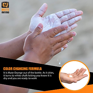 MUTE Liquid Athletic Chalk with Rosin, 50 Milliliter and 200 Milliliter Combination Set