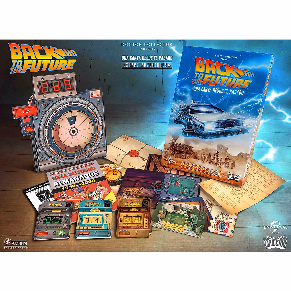 Doctor Collector Back to The Future A Letter from The Past-Escape Adventure Game, Multicolor, DCBTTF07