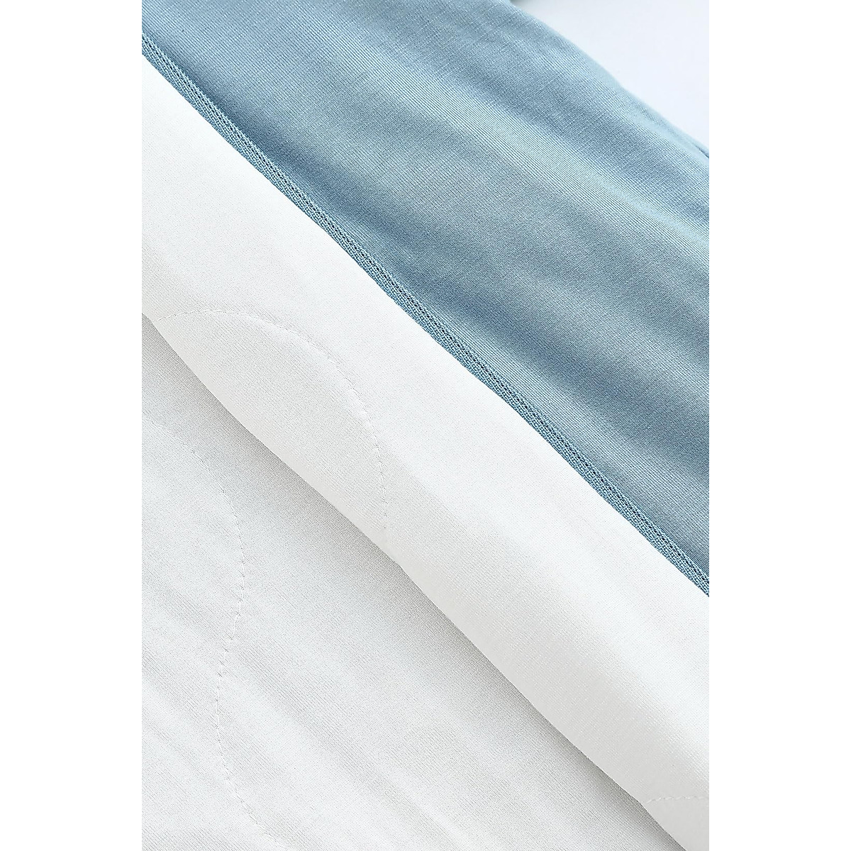 Unisex Baby Toddler Sleep Sack 1.0 TOG Viscose from Bamboo Sleeping Bag Infant Boys Girls Wearable Blankets with Legs (Dusty Blue, 6-18M)