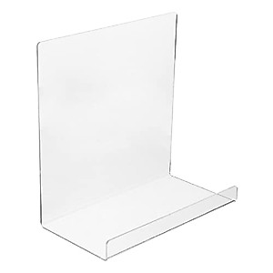 ULTECHNOVO 3pcs Transparent Tablet Holder Book Display Stand Music Folder Shelves for Books File Folder Organizer Office Bookends Desktop Bookend Material Student Acrylic Shelf Book Stoppers