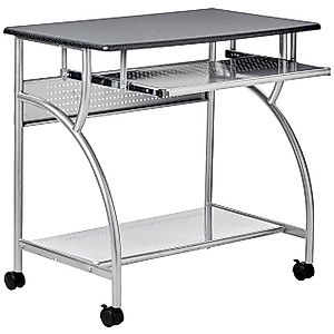 Safco SOHO Mobile Workstation, Anthricite, Metallic Gray