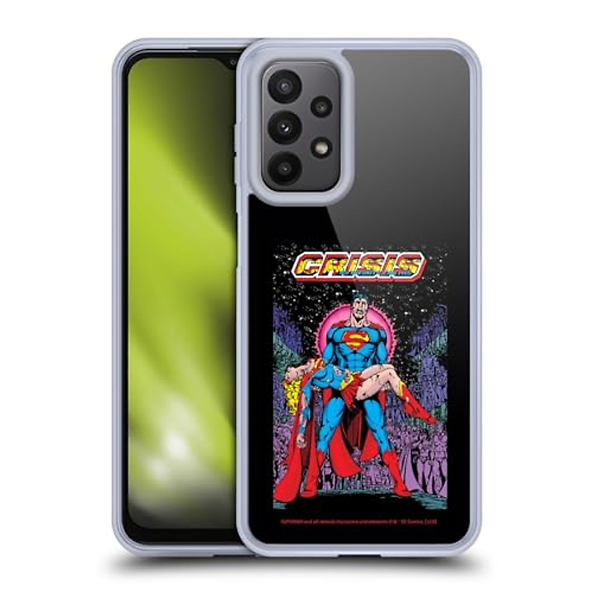 Head Case Designs Officially Licensed Superman DC Comics Supergirl Crisis on Infinite Earths Famous Comic Book Covers Soft Gel Case Compatible with Samsung Galaxy A23 / 5G (2022)