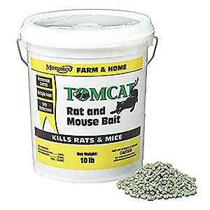 MOTOMCO, 10 lb 008-32345 Tomcat Rat and Mouse Bait Pellet