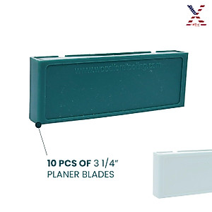 3-1/4" Carbide Planer Blades Reversible - Fits POWERTEC 128300 - Planer Pack of 10