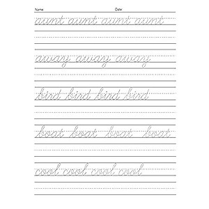 Cursive Handwriting Workbook For Kids: Cursive for beginners workbook. Cursive letter tracing book. Cursive writing practice book to learn writing in cursive