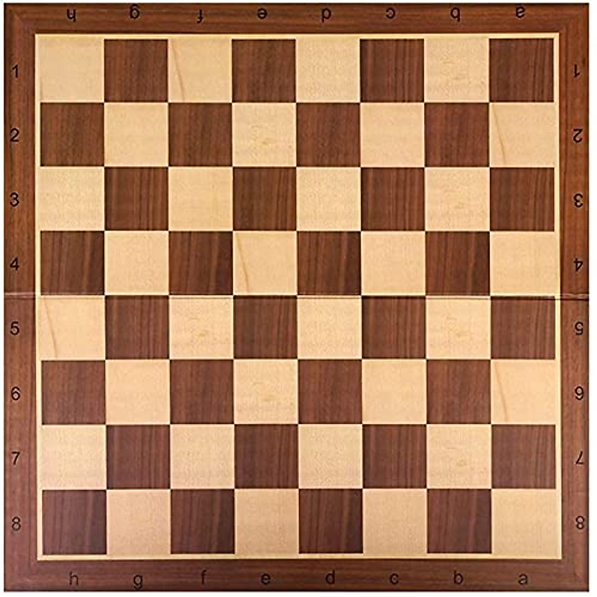 Folding Wooden Chess Set Chess, Portable Travel Chess Set,Board Game and Draughts Set 48cm x 48cm (19 Inch) Board Games
