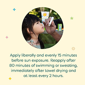 Babyganics SPF 50 Travel Size Baby Sunscreen Stick UVA UVB Protection | Water Resistant |Non Allergenic, 2 Pack