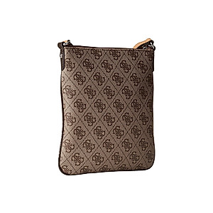 GUESS Women's Scandal Mini Crossbody Brown Crossbody Bag
