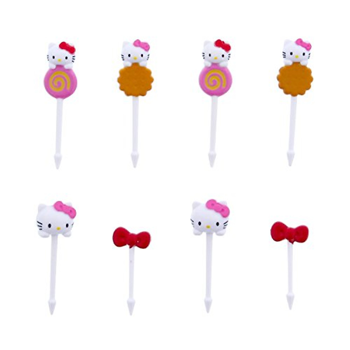 トルネ Torne Bento Pick, Kitty, Nikoniko, Character Valve, White