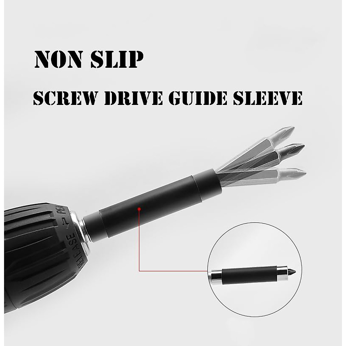 Magnetic Screw Drive Drill Bit Holder, Quick Release Magnetic Screwdriver Extension Bit Holder, 1/4 Inch Hex Shank Connection Rod Adapter, Magnetic Shock Adapter for Nuts Drill and Handheld Driver