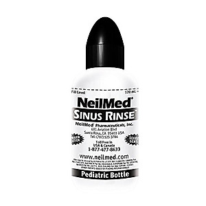 Neilmed's Sinus Rinse, Pediatric, Complete Saline Nasal Rinse Kit 60 Premixed Packets