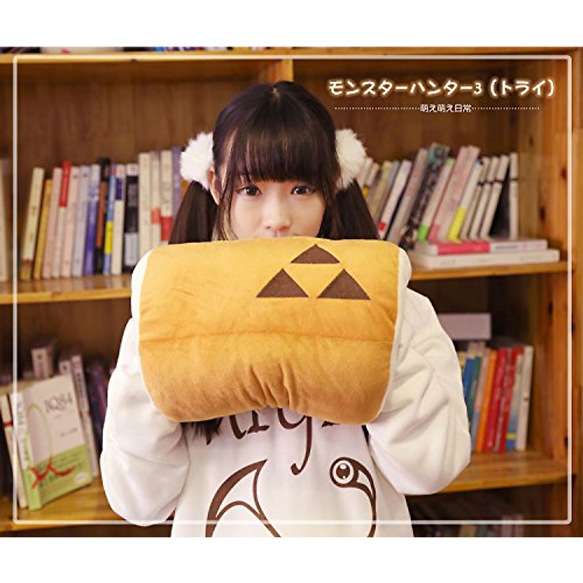 damdos Christmas Pillow Gifts Monster Hunter Roast Meat Plush Pillow Happy New Gift Throw Pillow