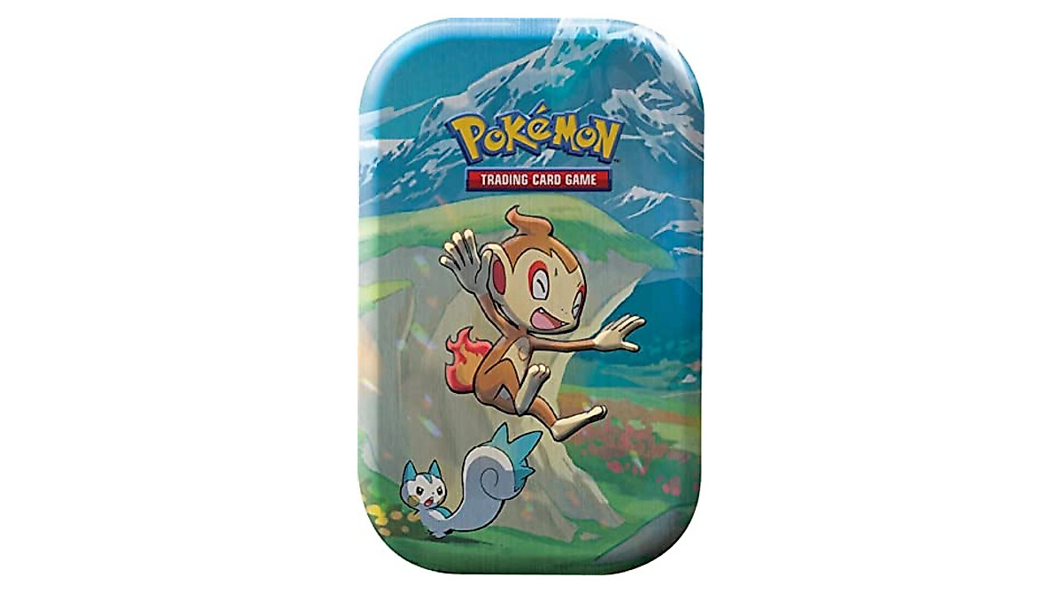 Pokémon TCG Sinnoh Stars Mini Tin - Collectible Card Pack & Bonus Coins
