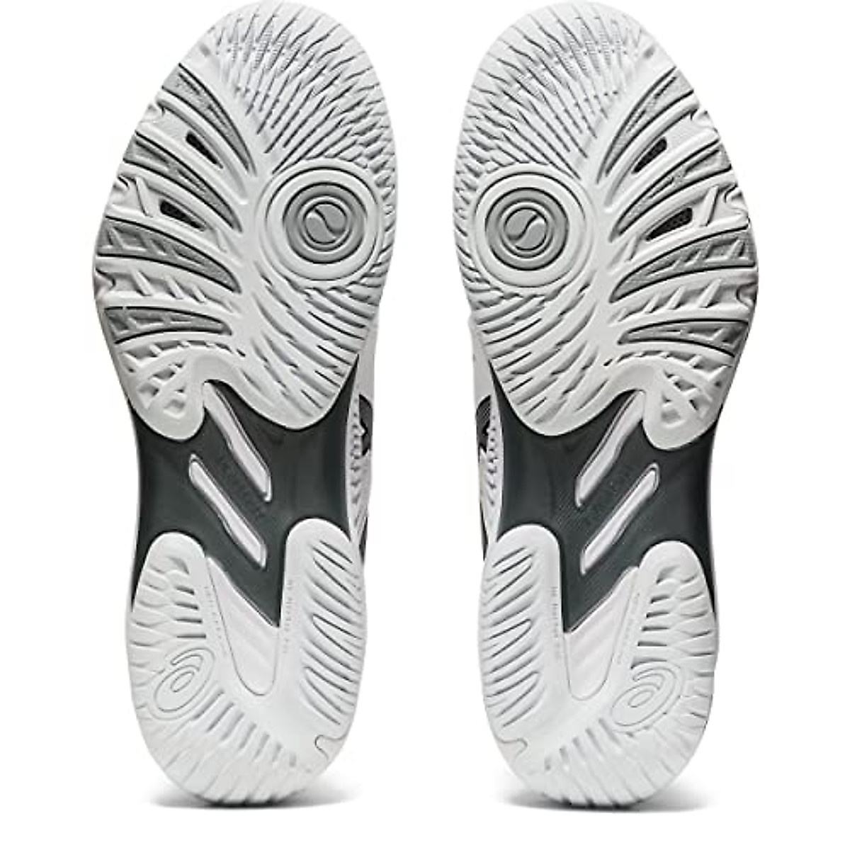 ASICS Women's Netburner Ballistic FlyteFoam Mid Top 2 Volleyball Shoes, 12, White/Black