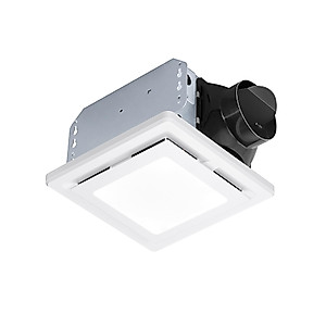 DEWENWILS Bathroom Exhaust Fan with Light, 14W Ceiling Mount Ventilation Fans, 80 CFM 1.5 Sones Bathroom Vent Fan with Light for Home, 800lm LED Light 3000K/4000K/5000K 3CCT Adjustable, White