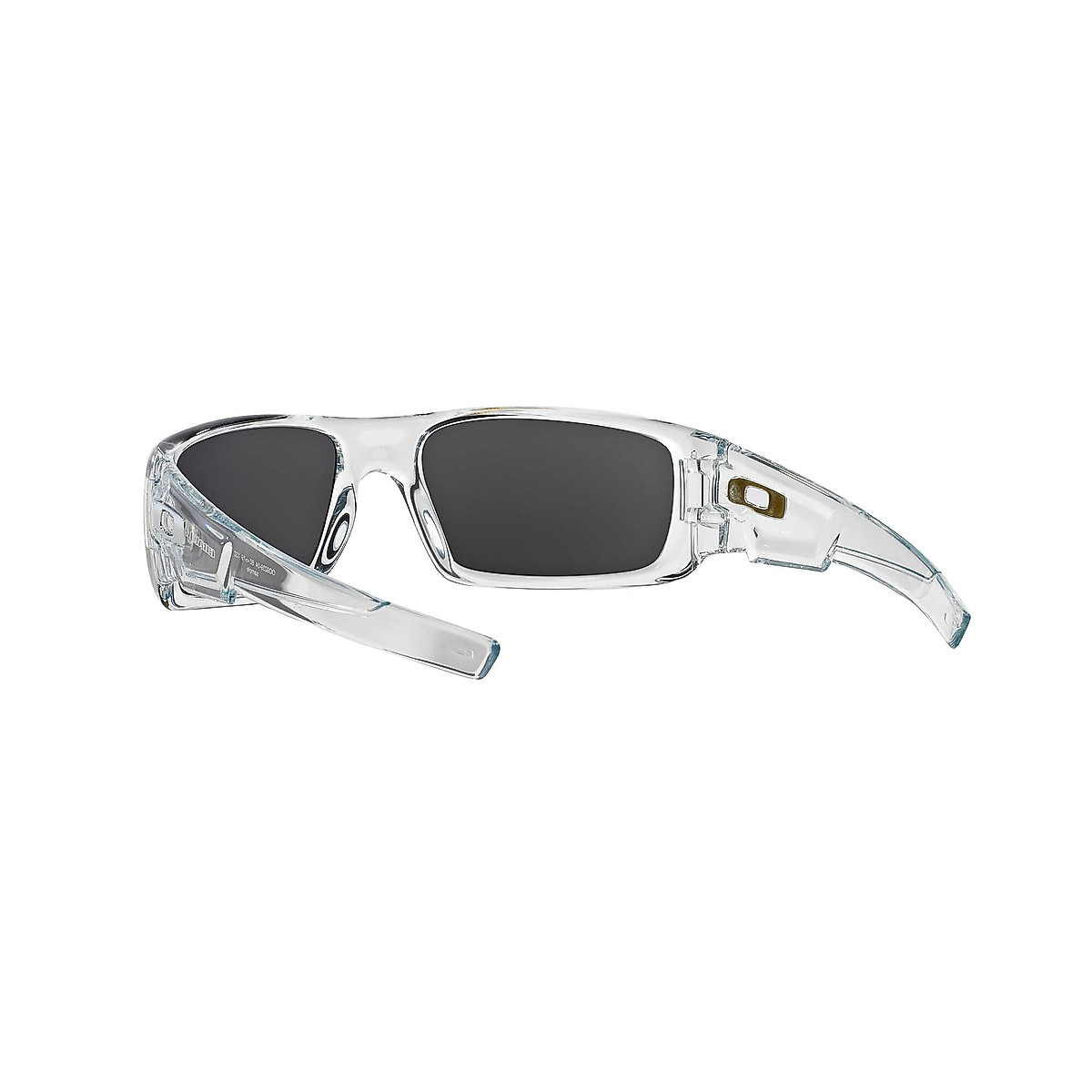 Oakley Men's OO9239 Crankshaft Rectangular Sunglasses, Polished Clear/Ice Iridium, 60 mm