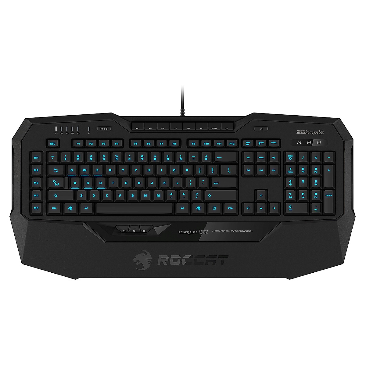ROCCAT Isku+ Force FX - RGB Gaming Keyboard with Pressure-Sensitive Key Zone