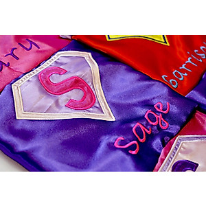 Personalized Super Hero Capes kids - Name/Initial Embroidered Toddler Superhero Costume for Superhero Party - Gift for Superhero Themed Birthday Party, Costume Party, Special costumes for kids