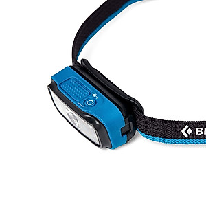 Black Diamond Equipment SpotLite 200 Headlamp Azul, Battery Powered LED Flashlight with Multi-Faceted Optical Lens, Waterproof, Digital Lockout