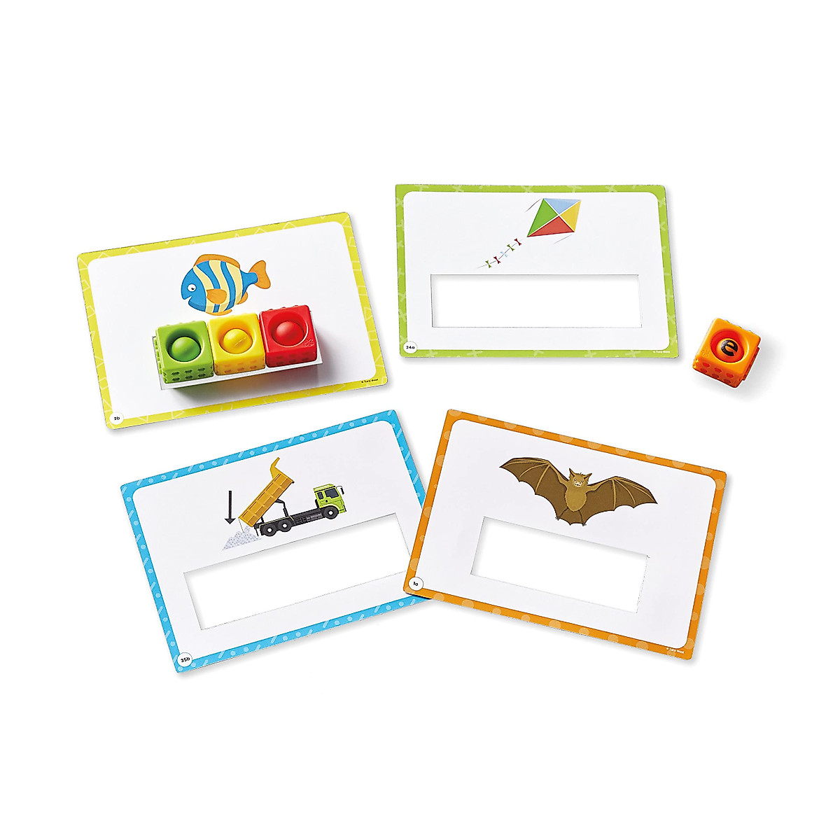 hand2mind Little Minds at Work Science of Reading Essentials Toolkit by Tara West, Decodable Reading Manipulatives, Elkonin Boxes, Letter Sounds, Phonemic Awareness, Preschool Learning (Set of 6)