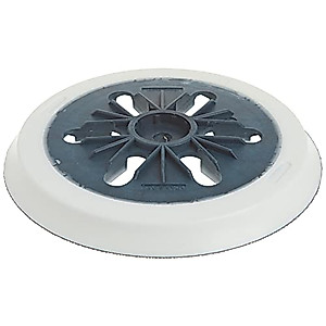 BOSCH RS6046 6 In. Hard Hook-&-Loop Sander Backing Pad for Flat Sanding without Gouging and Fast Removal