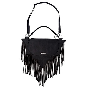 kreepsville 666 Bat Wing Fringe Shoulder Bag Women's Purse Handbag