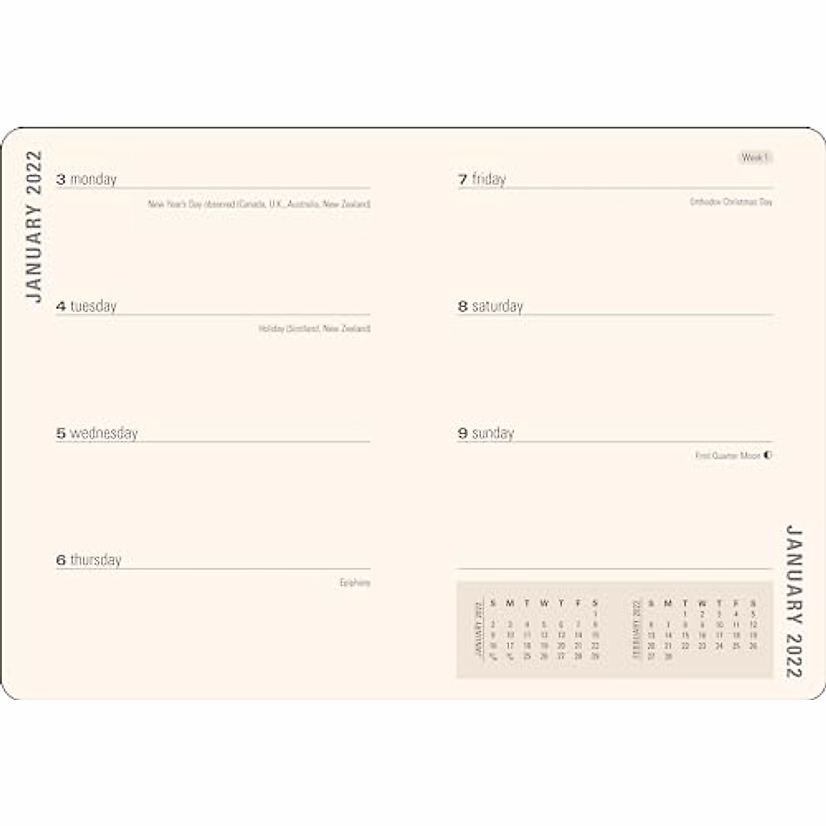 2022 Tropical Paradise Weekly Planner (16-Month Engagement Calendar)