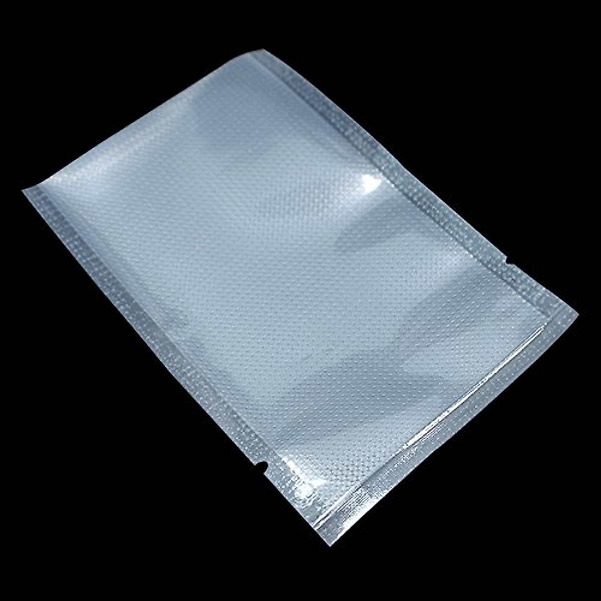 100 Pieces Vacuum Sealer Bags for Food Storage Open Top Clear Plastic Flat Pouches Bulk Food Packaging Bags with Tear Notch 2.7x3.9 inch