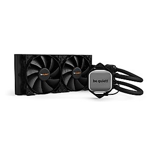be quiet! Pure Loop 240mm All-in-One Water Cooling System | Intel 1700 1200 2066 1150 1151 1155 2011 Square ILM | AMD4 AMD5 | BW006
