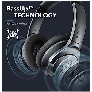 Anker Soundcore Life Q20 Hybrid Active Noise Cancelling Headphones, Wireless Over Ear Bluetooth Headphones with 40H Playtime, Hi-Res Audio, Deep Bass, Memory Foam Ear Cups and Headband (Renewed)