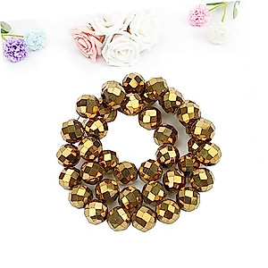 EXCEART 192pcs Bling Accessories Lip Gloss Kit Beads in Bulk Beads for Crafts Hematite Beads Metal Spacer Beads Bracelet Beads Beading Kits DIY Beads Scattered Beads Jewelry Bead Chain