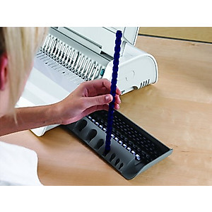 FELLOWES 5006801 Pulsar+ Manual Comb Binding Machine with Binding Starter Kit