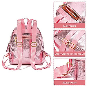 Qiuhome Unicorn Mini Backpack Girls Unicorn Bags Childrens (Pink)