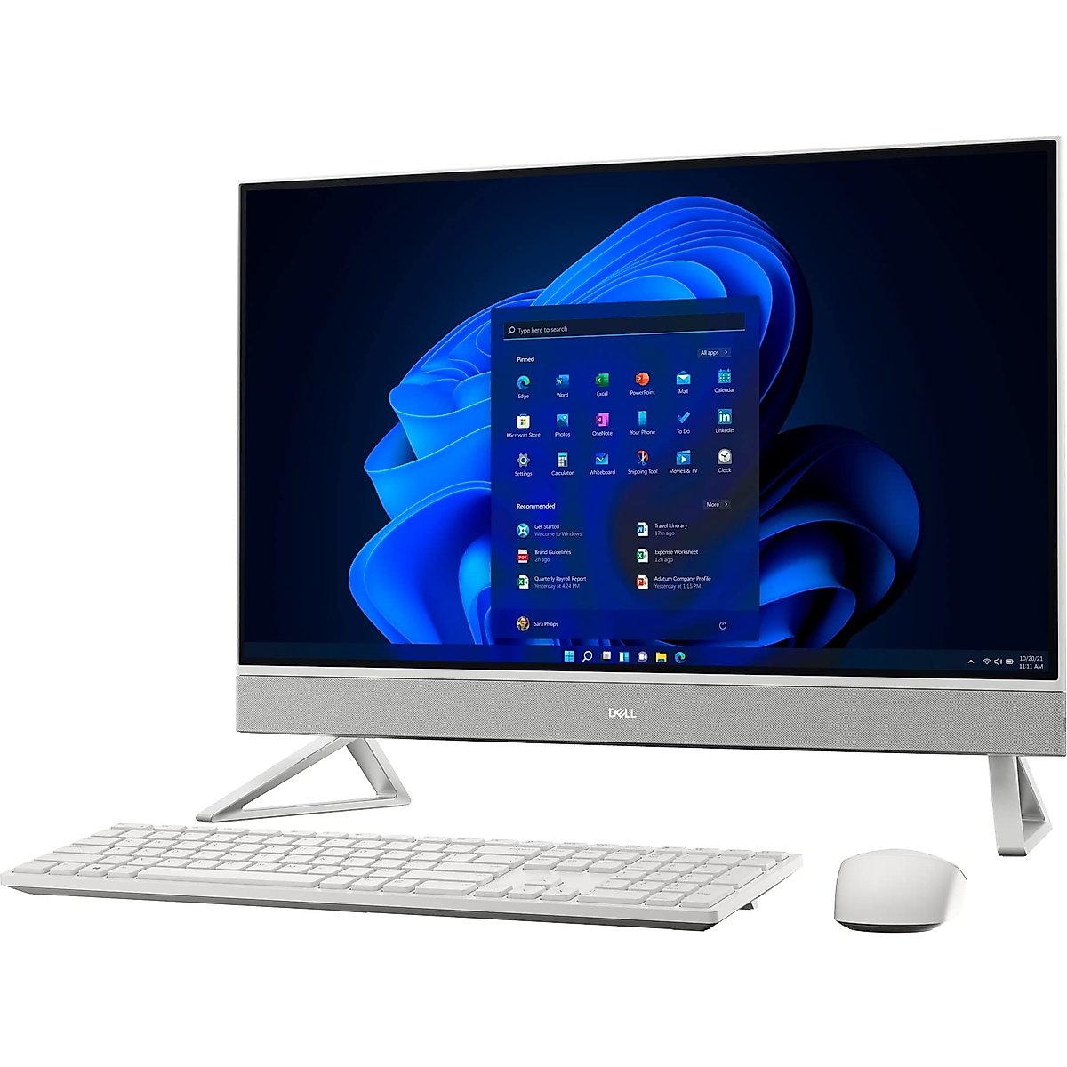 Dell 2023 Inspiron 27 7710 AIO 27" Touchscreen FHD All-in-One Desktop Computer, 12th Gen Intel 10-Core i7-1255U, 64GB DDR4 RAM, 2TB PCIe SSD + 2TB SSD, WiFi 6E, Bluetooth 5.2, White, Windows 11